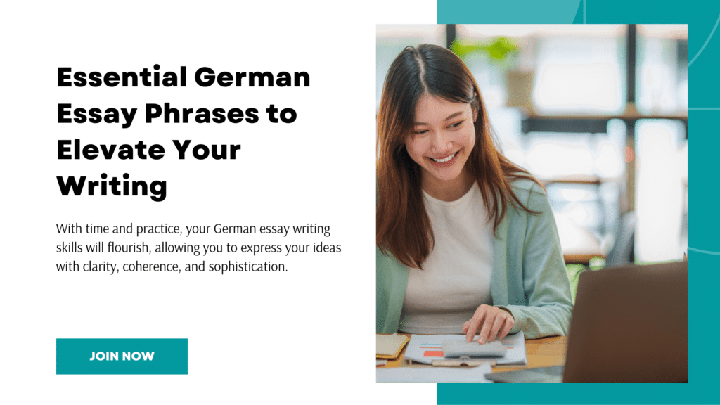 Essential German Essay Phrases to Elevate Your Writing